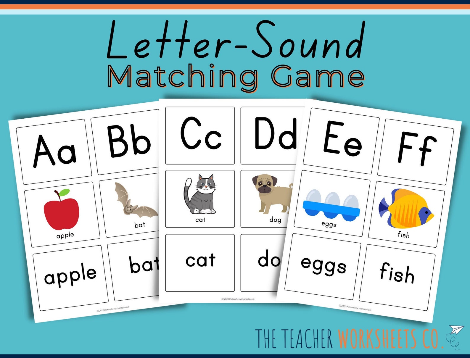 Letter-sound Matching Game | Etsy