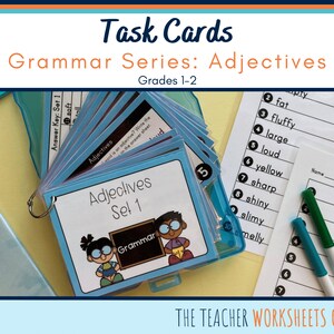 Adjective Task Cards - Etsy