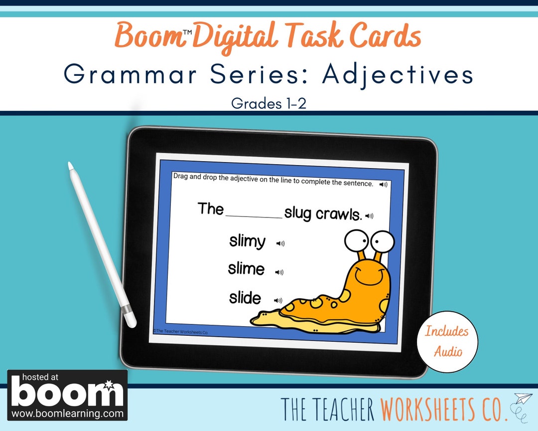 Adjective Boom Cards - Etsy