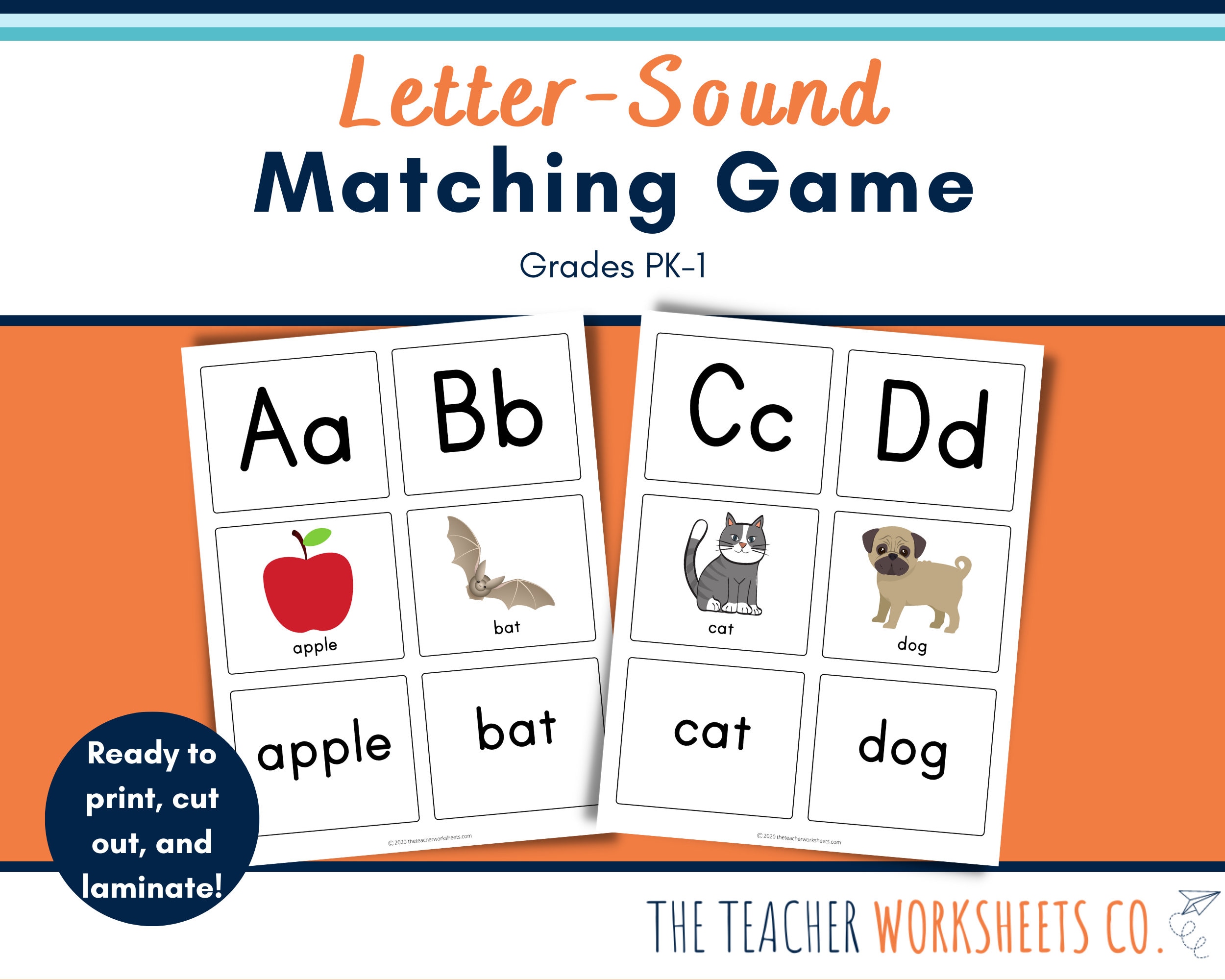 Letter-sound Matching Game - Etsy