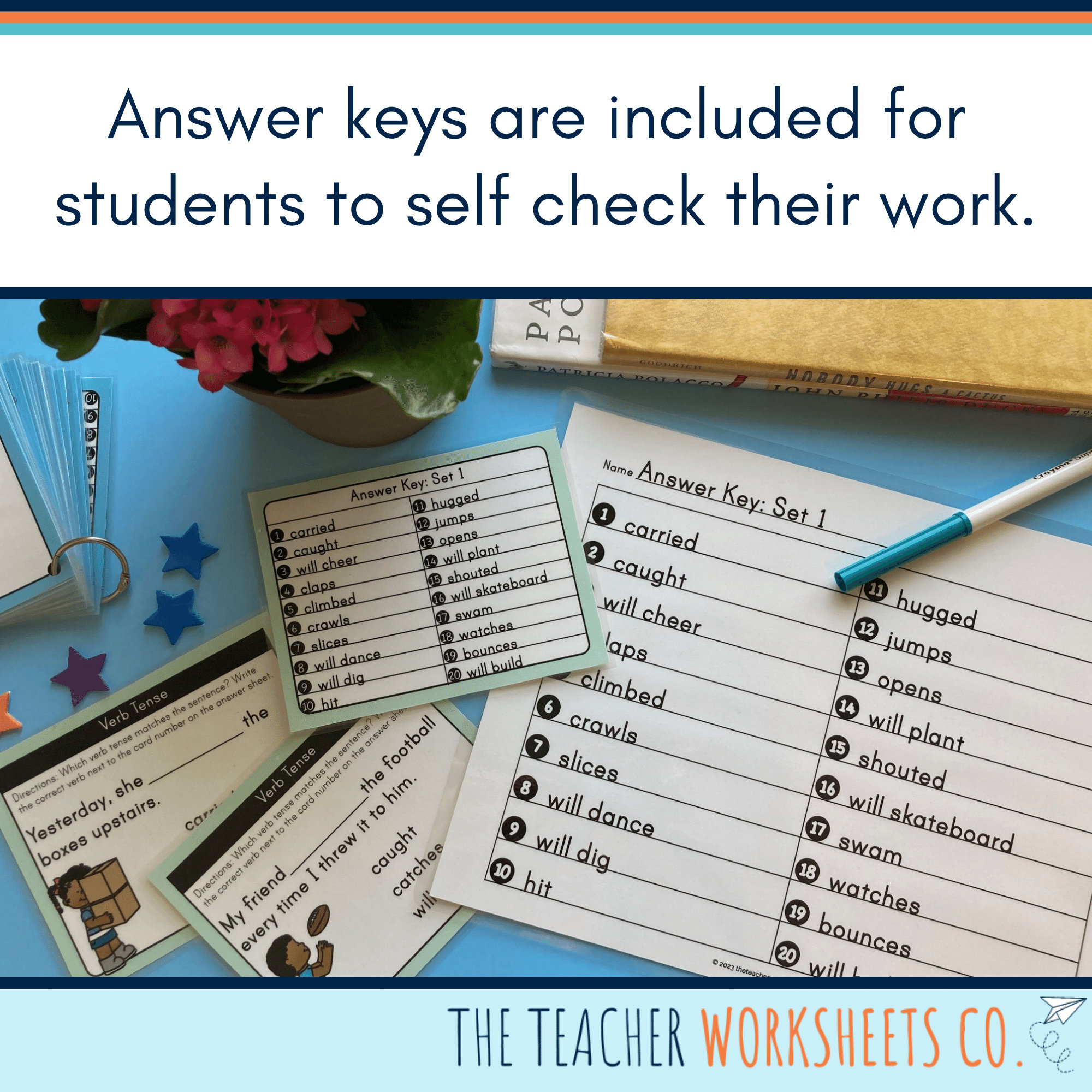 Verb Tense Task Cards - Etsy