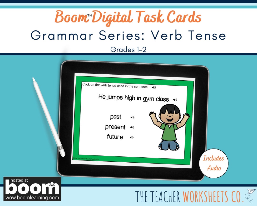 Simple Verb Tense Boom Cards - Etsy
