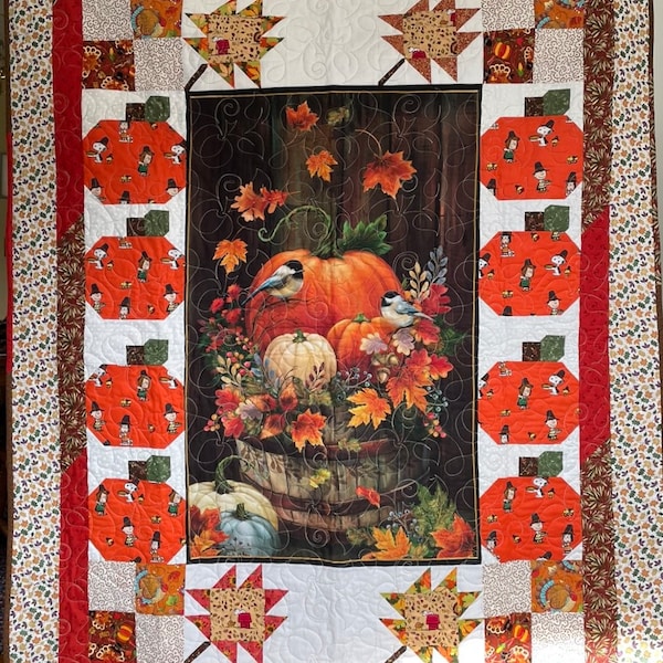 Thanksgiving Quilt - Etsy