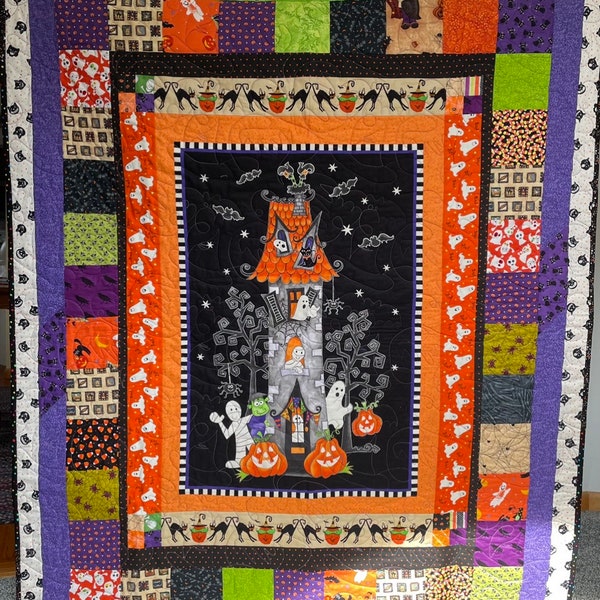 Halloween Quilt Panels - Etsy
