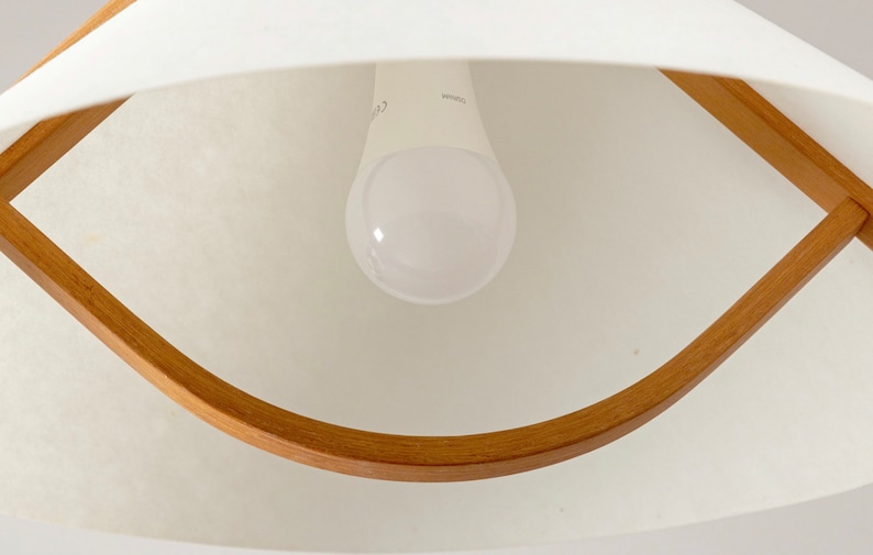 Domus Brand Pendant Adjustable Lamp, Teak Wood Lamp 60's 70's ...