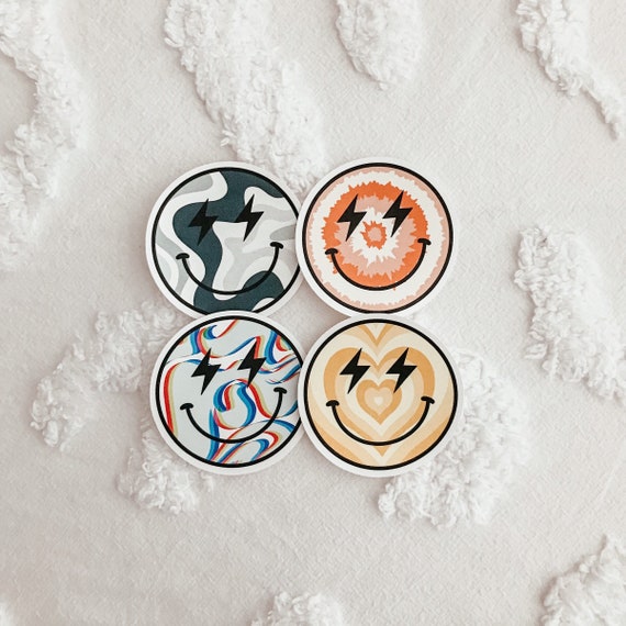 Smiley Face Sticker Pack - Etsy