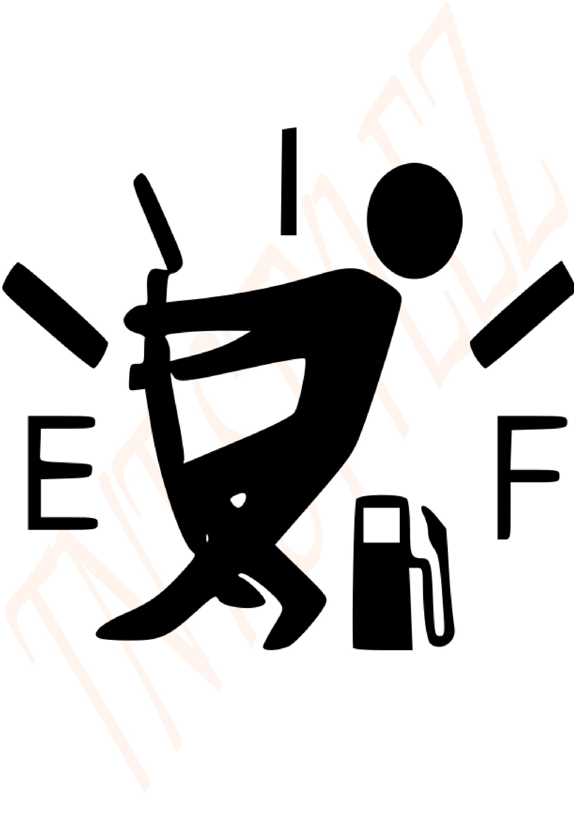 Gas Tank Man Svg