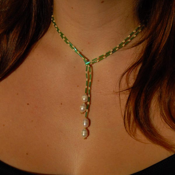 Wrap Around Necklace - Etsy