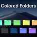 Colored Folders for Mac Customize Your MacBook With Folder Icons - Etsy