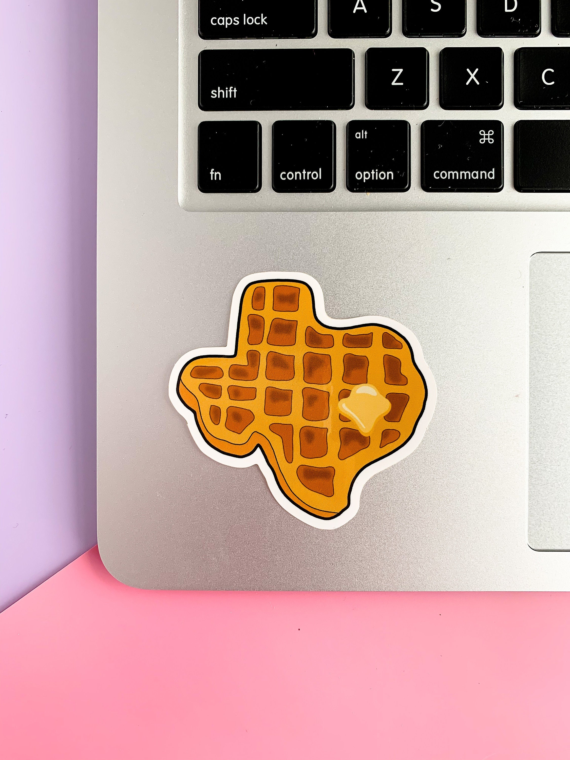 Texas Waffle Sticker, Texas Sticker, Texas Decal, Notebook Sticker ...