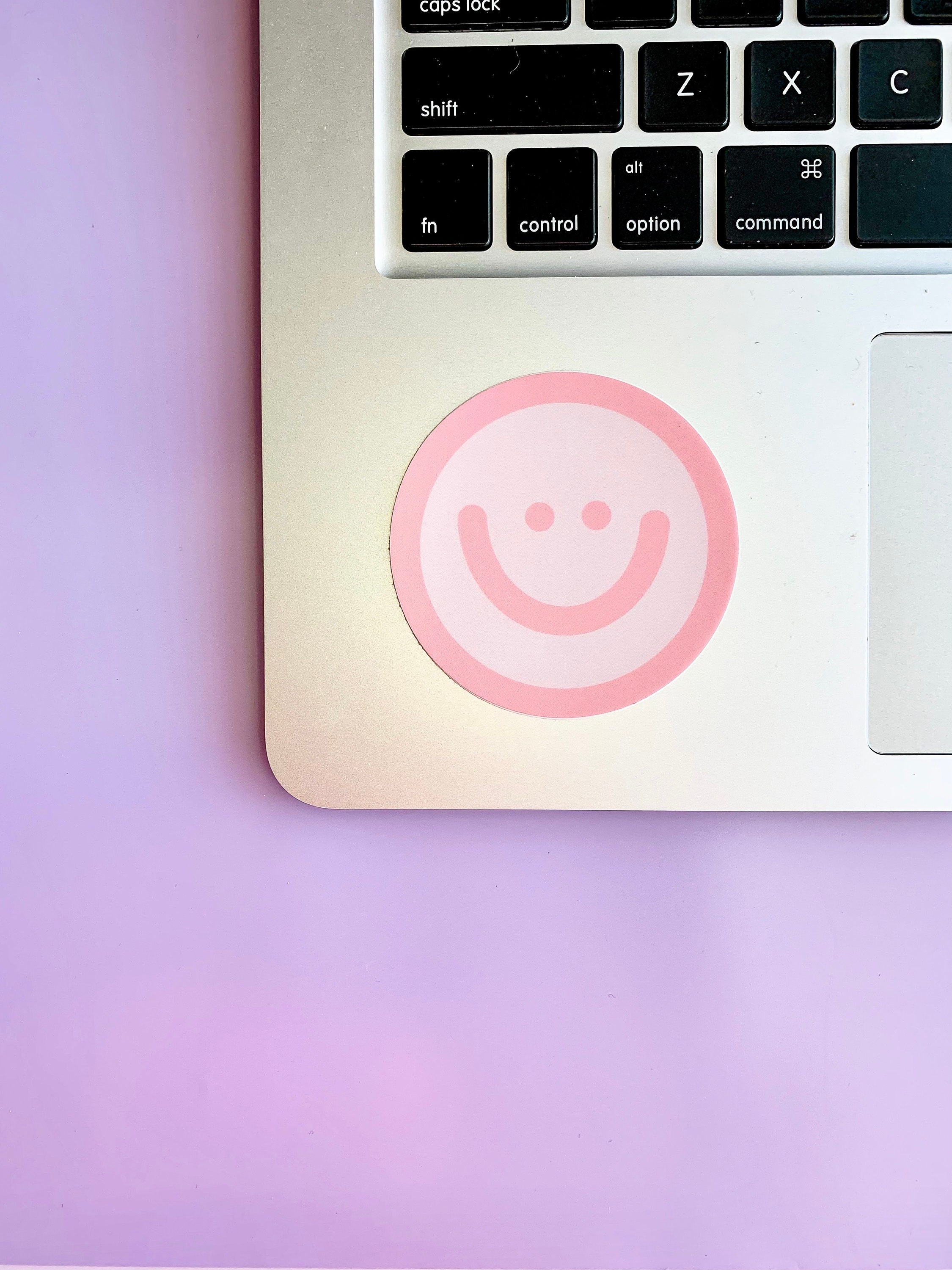 Pink Smiley Face Sticker, Smiley Face Sticker, Happy Face Sticker ...