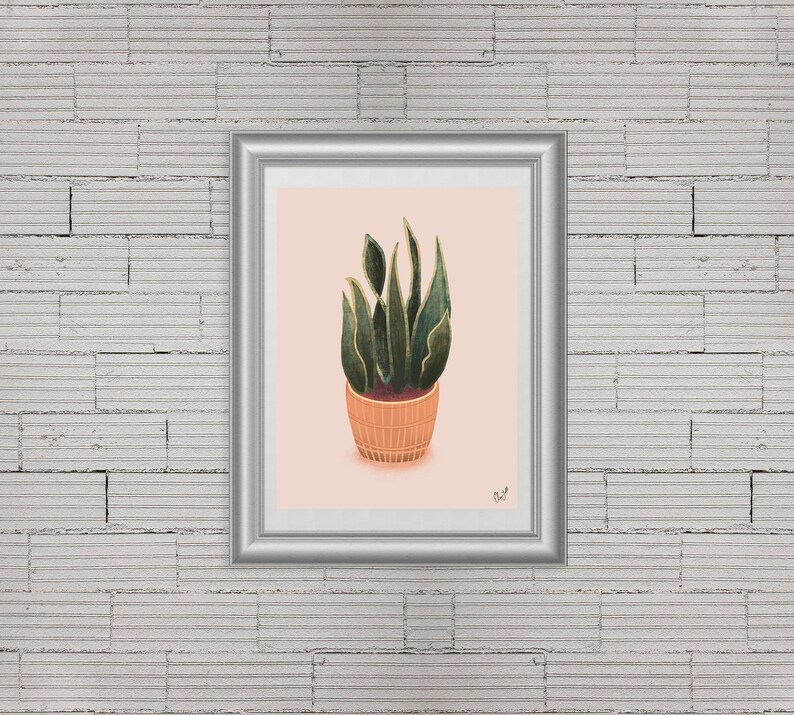 Digital Plant in a Pot - Etsy