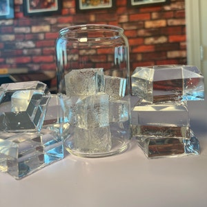 Floating Fake Ice Cubes Photography Props Reusable Ice - Etsy