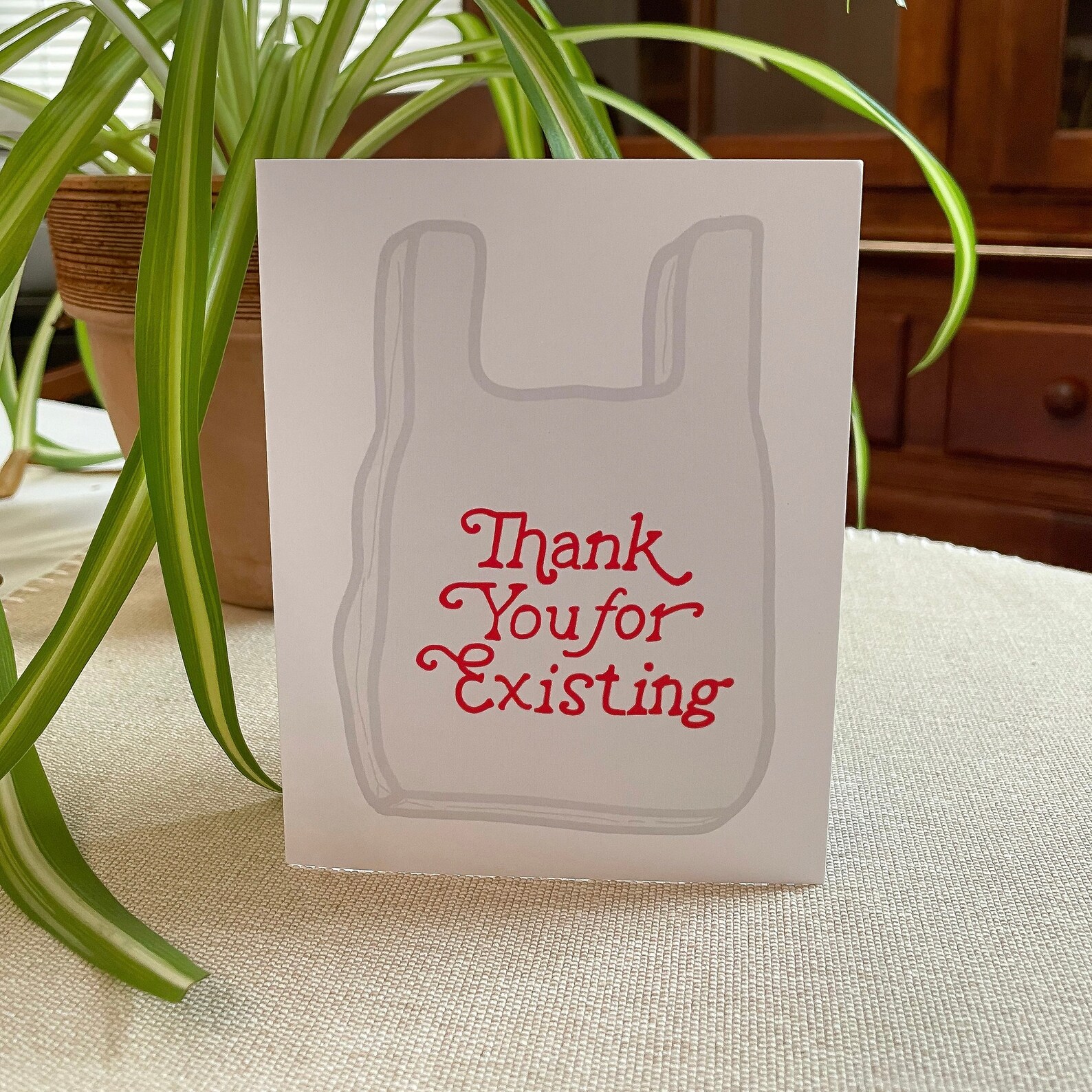 Thank You for Existing Greeting Card - Etsy