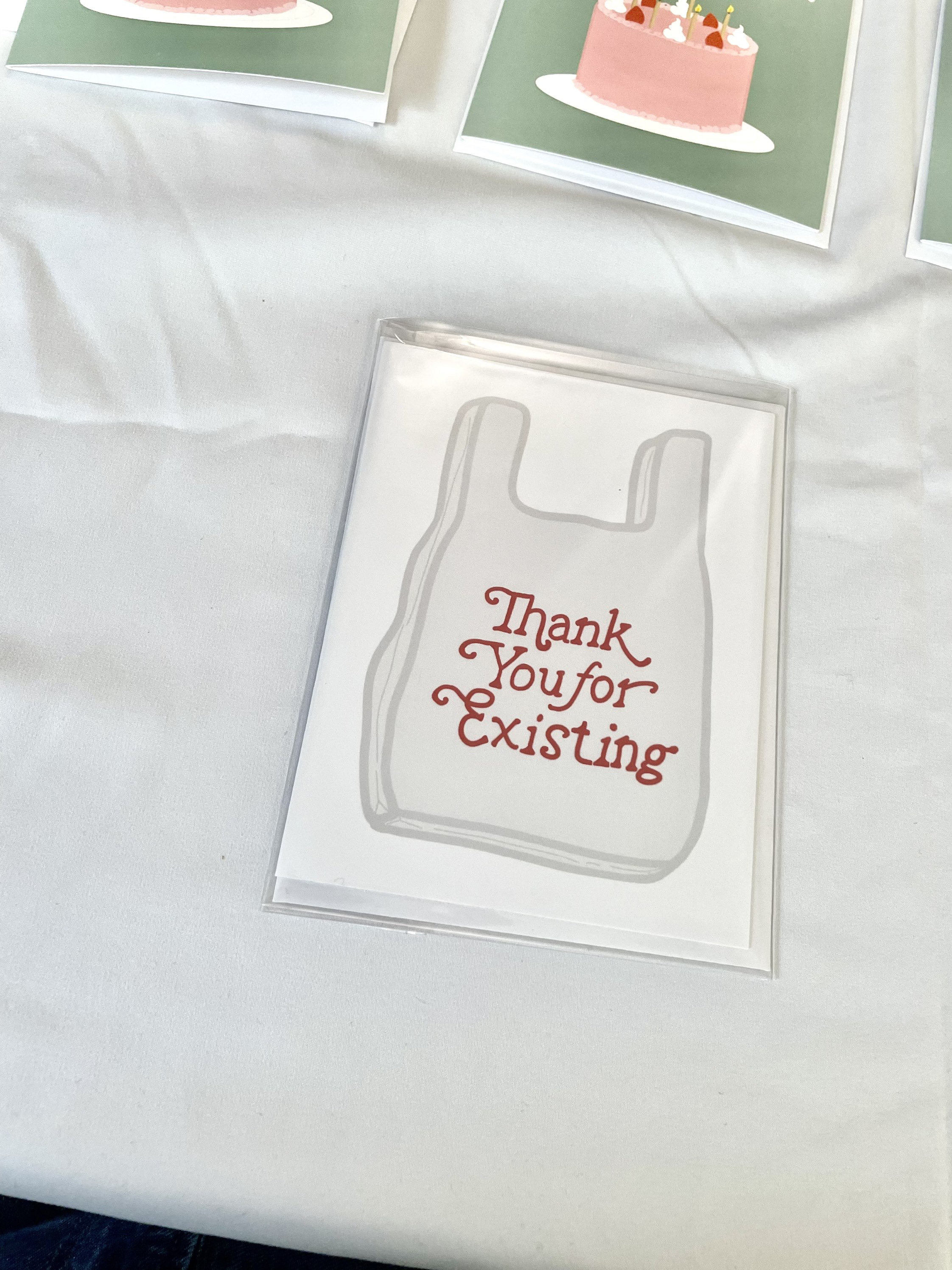 Thank You for Existing Greeting Card - Etsy