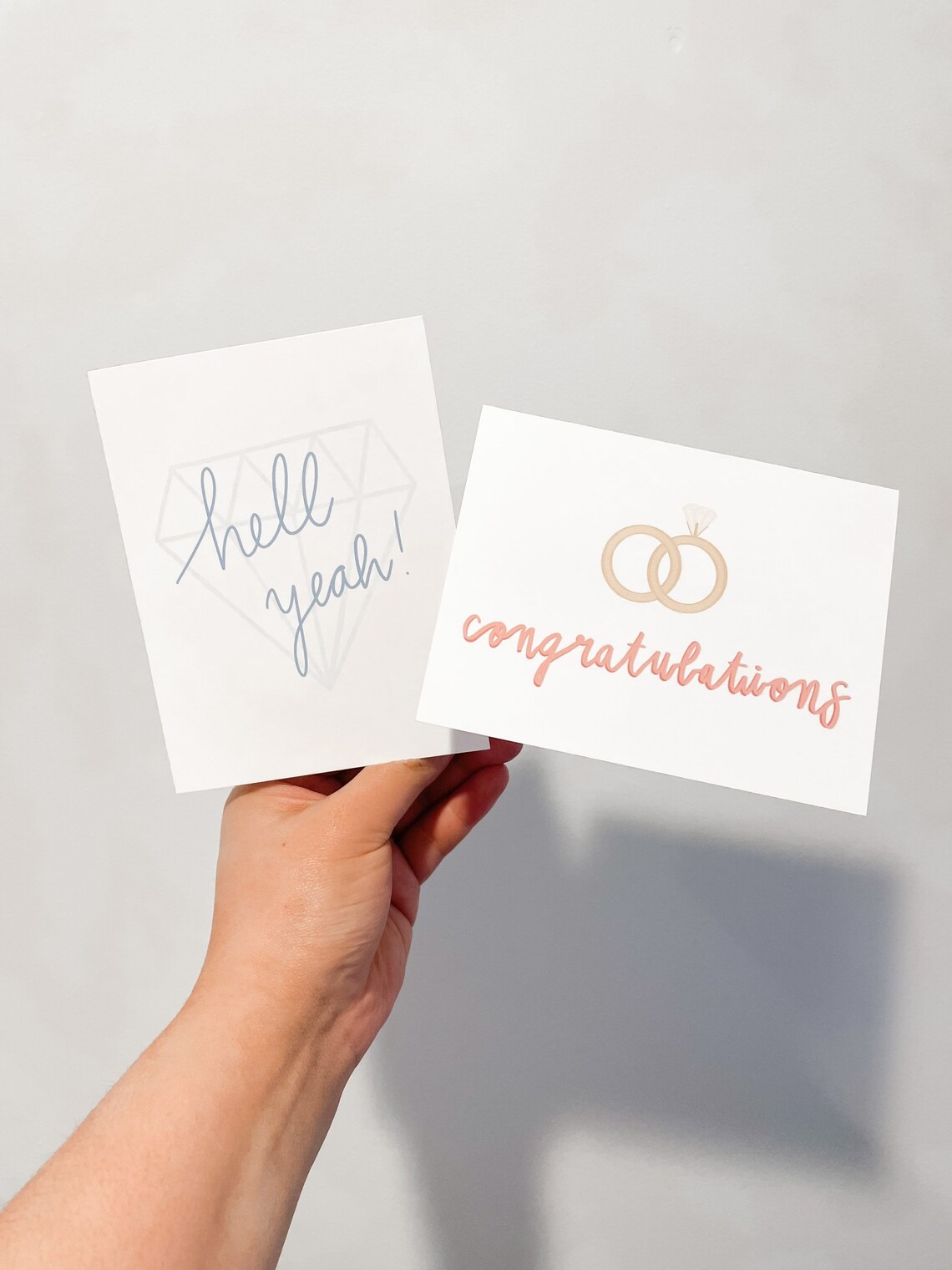 Hell Yeah! Congratulations Card for Wedding, Engagement, Elopement - Etsy