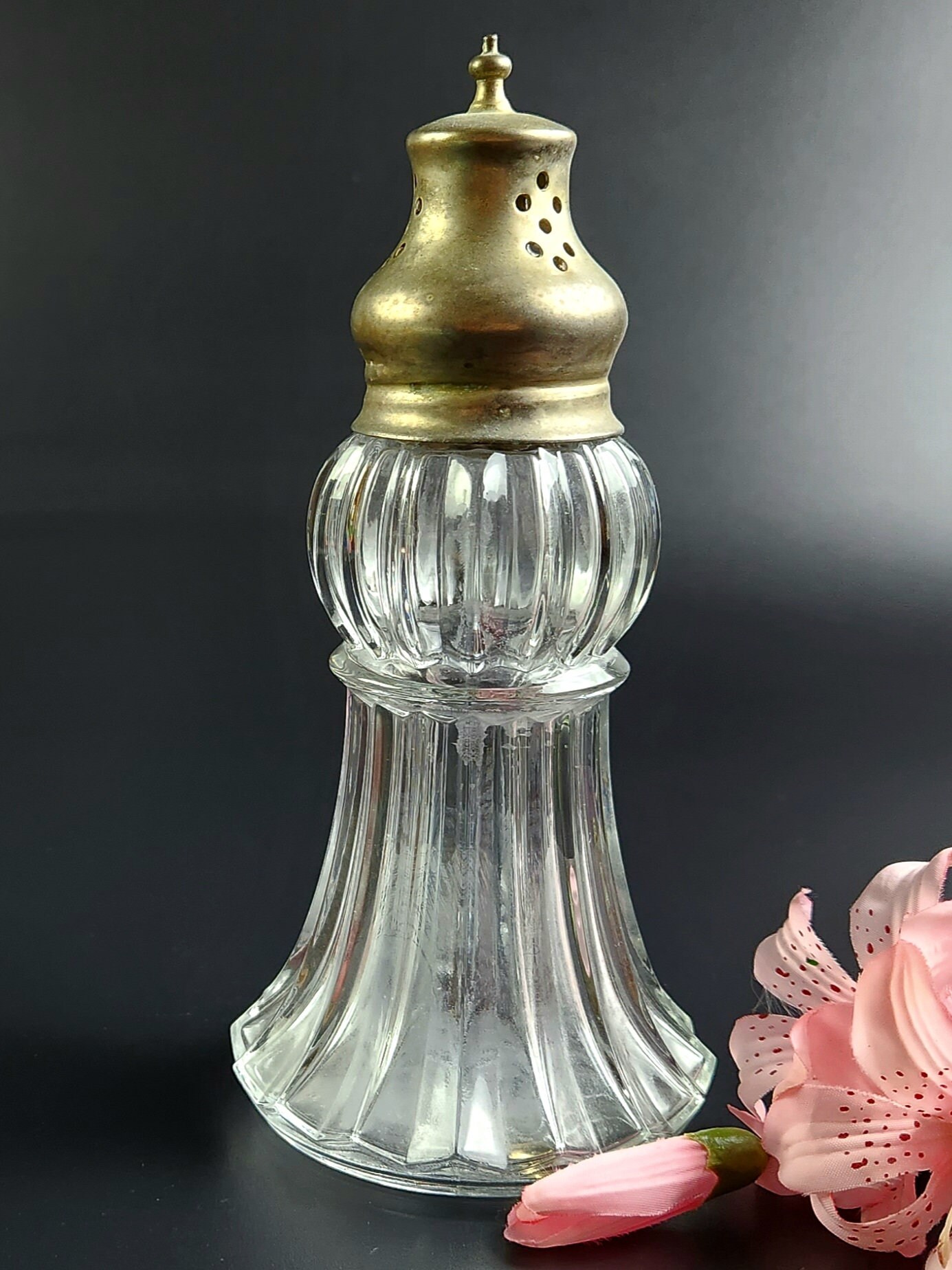 Vintage 7 Tall Lady Primrose Tryst Glass Shaker With - Etsy