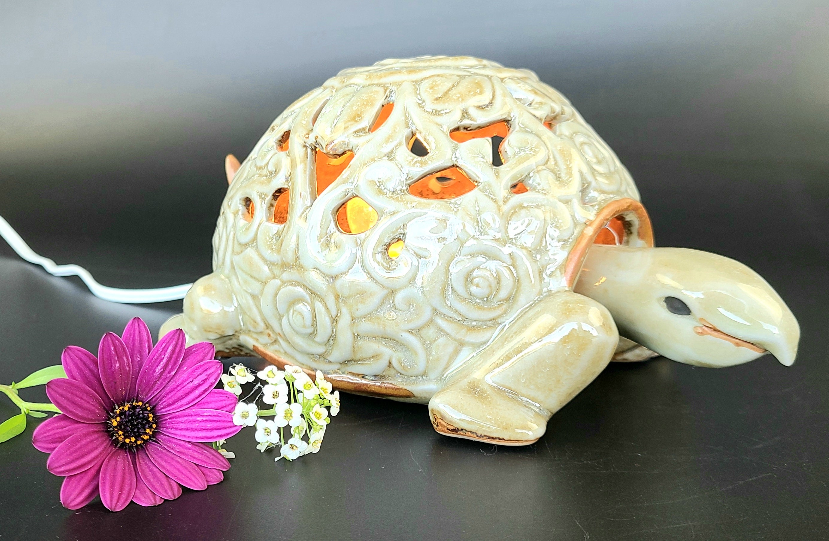 Vintage Ceramic Green Turtle Lamp 7l5w4h - Etsy New Zealand