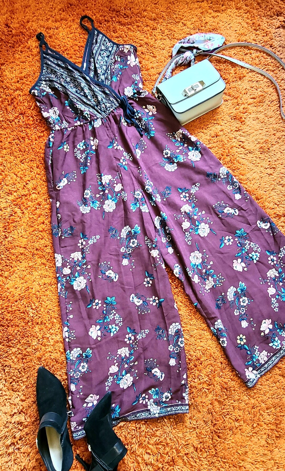 Women's Jump Suit by Xhilaration - Size Small- Purple Tone Color - Made ...
