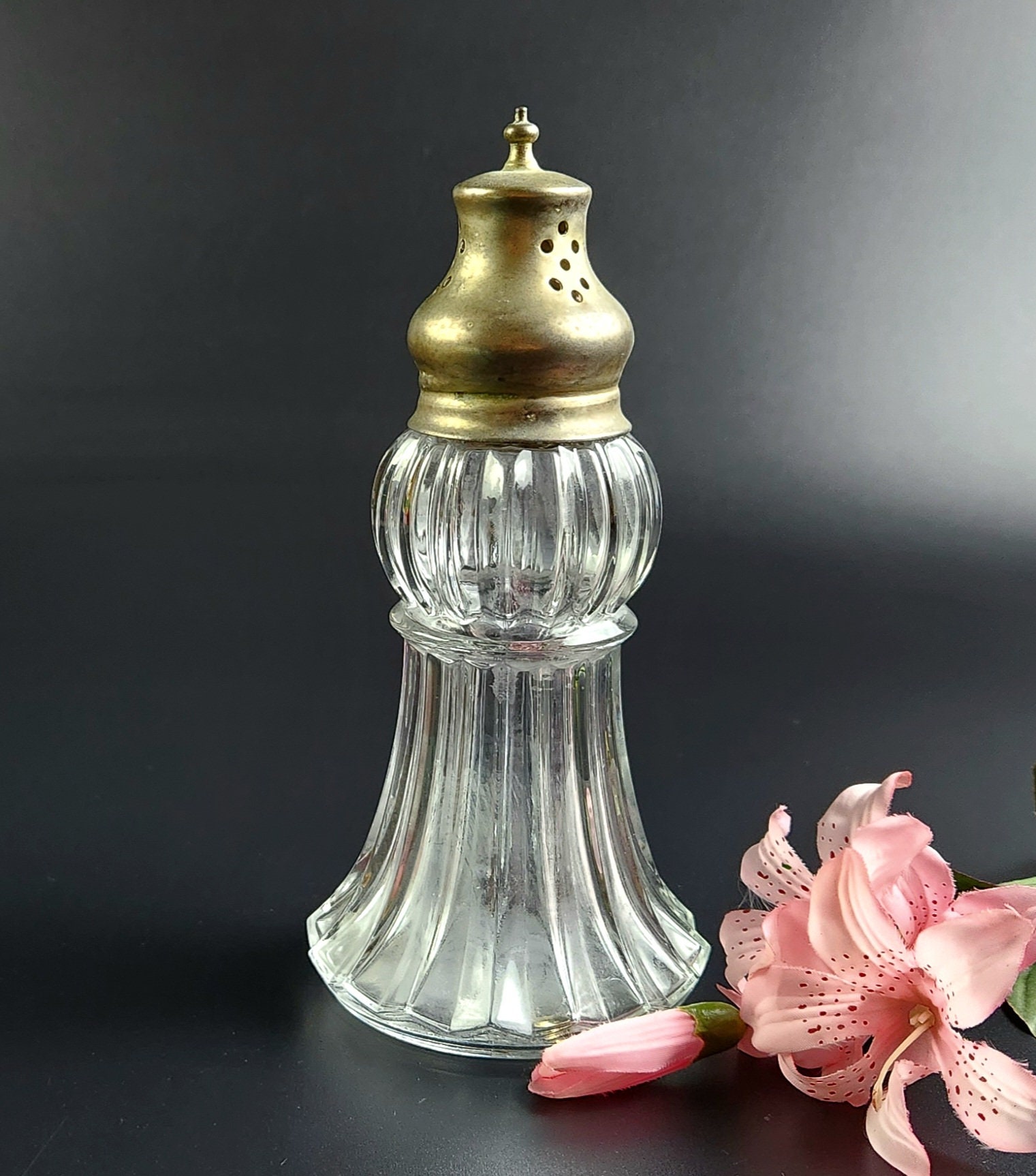 Vintage 7 Tall Lady Primrose Tryst Glass Shaker With - Etsy