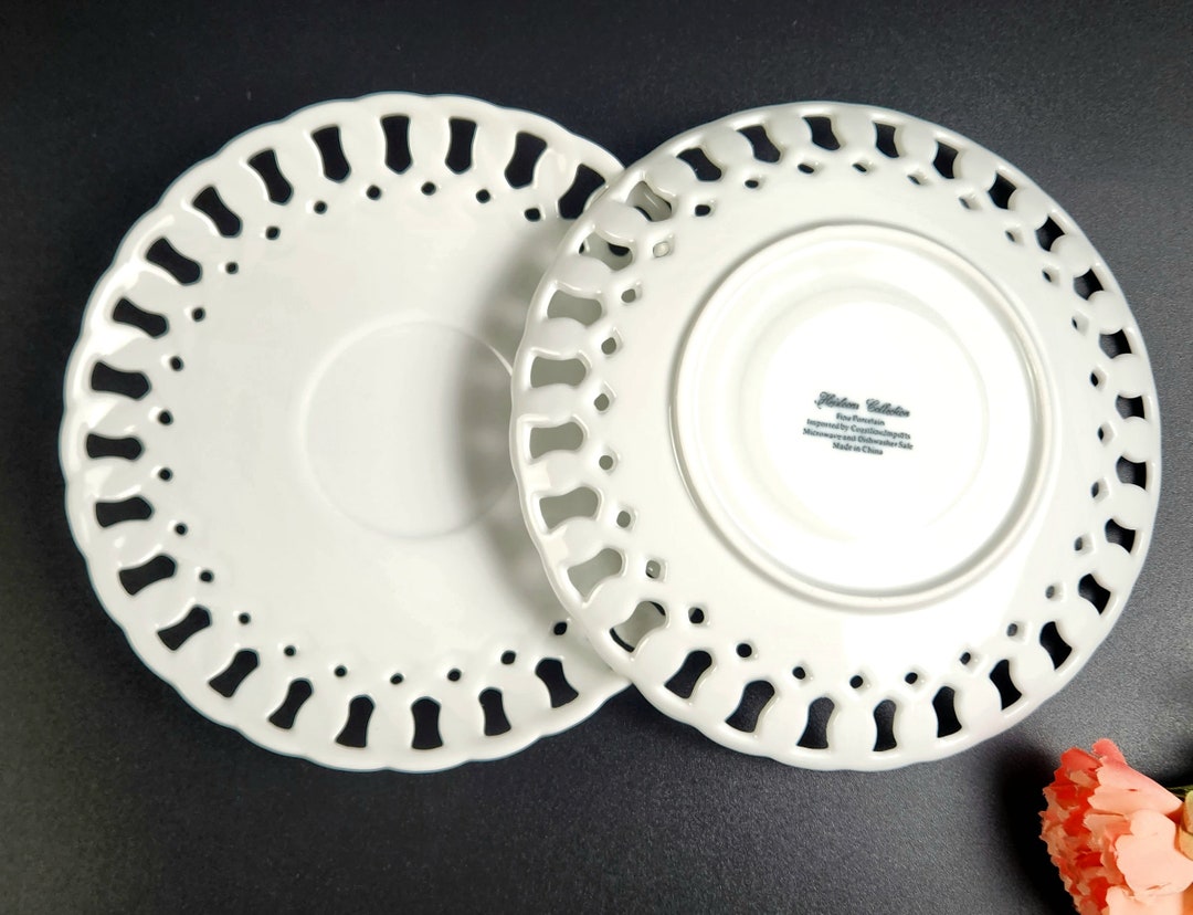 Vintage Hairloom Collection Plates Set of 2 6 - Etsy