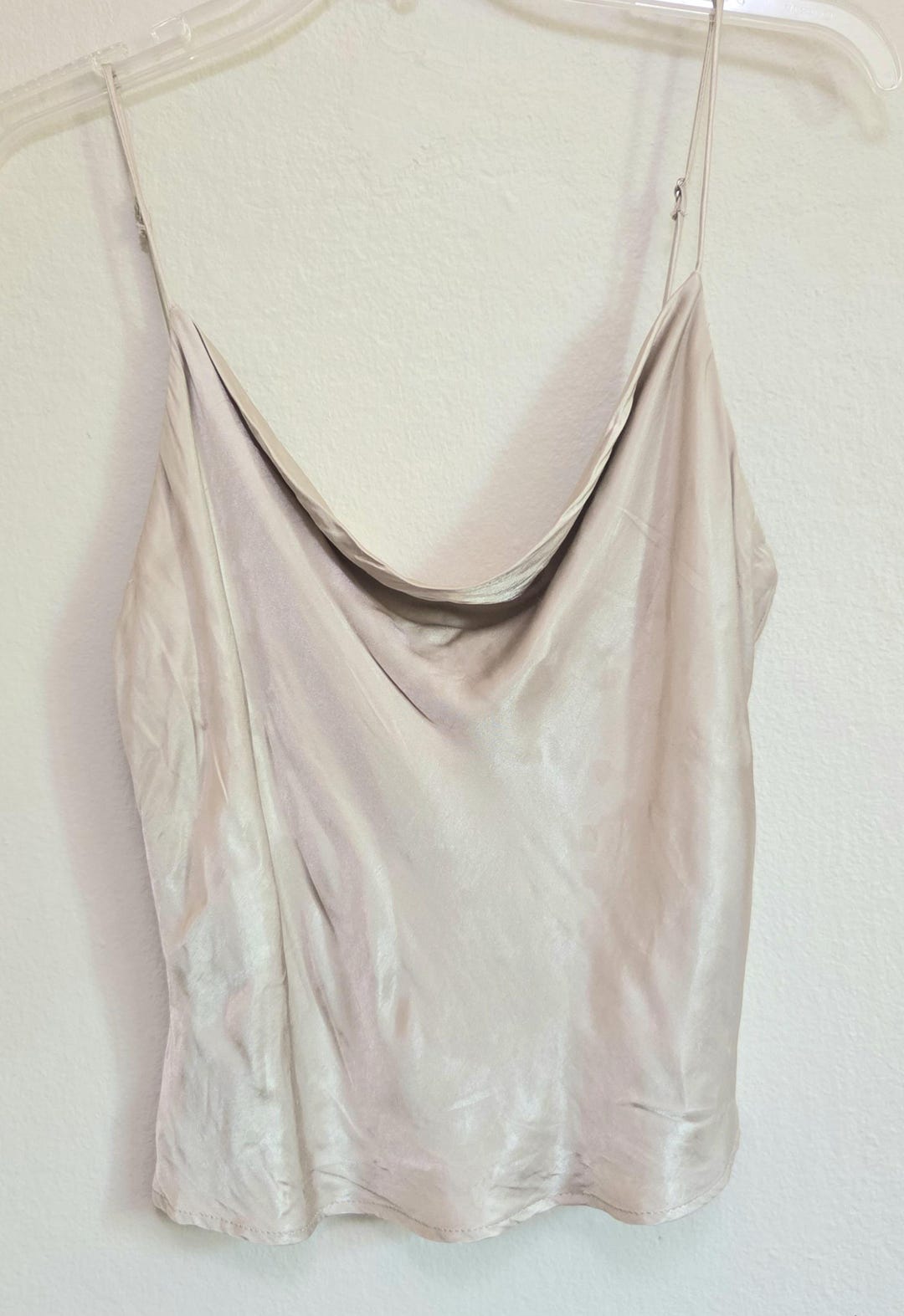 Zara Spaghetti Top – Champagne – Size Large – Made in Turkey - Etsy