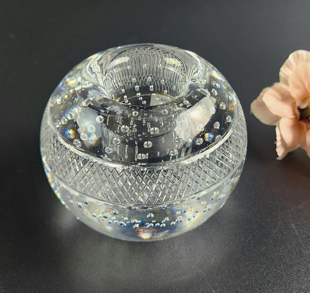 Vintage - Thomas Webb - England - Crystal Paperweight - 3.5" Across - Etsy