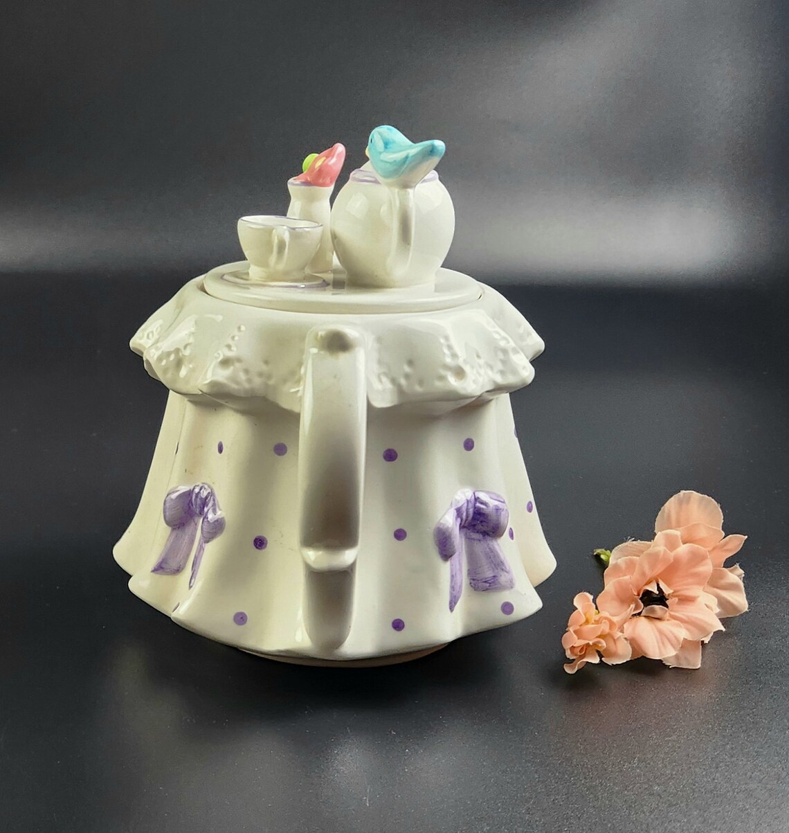 Vintage - Teleflora Tea Pot - Made in Phillippines - 7" Tall - Etsy