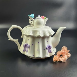 Vintage - Teleflora Tea Pot - Made in Phillippines - 7" Tall - Etsy