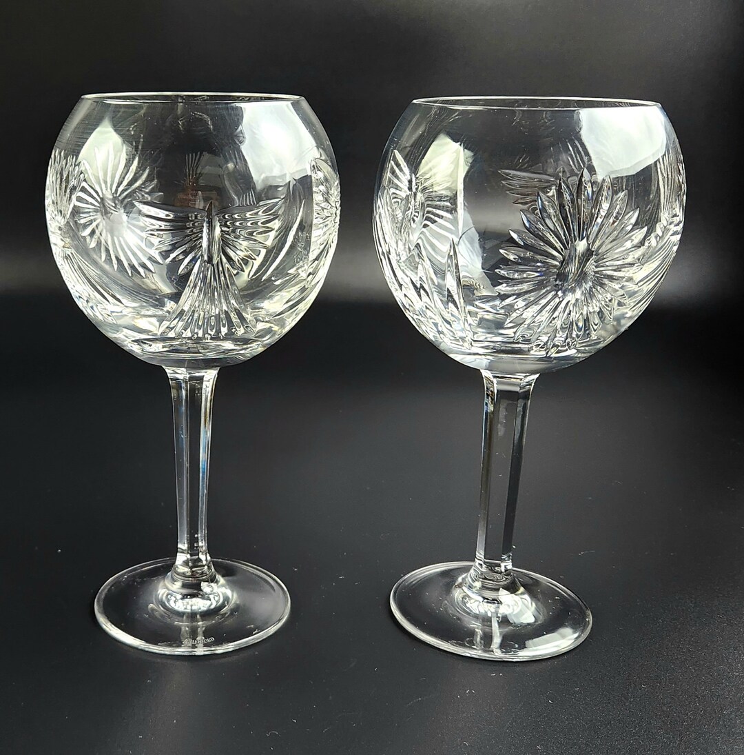 Vintage - Water Goblet Millennium Series by WATERFORD CRYSTAL - Set of ...