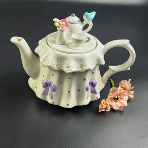 Vintage - Teleflora Tea Pot - Made in Phillippines - 7" Tall - Etsy