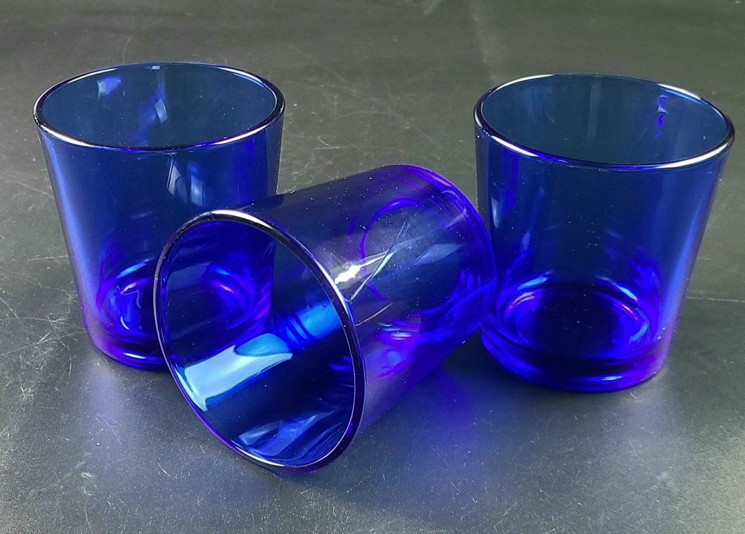 Vintage - Old Fashioned Flare Cobalt Blue by LIBBEY GLASS COMPANY - Set ...