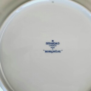 Vintage - Dinner Plate Borghese by BERNARDAUD- 10 1/4" Diameter - Etsy