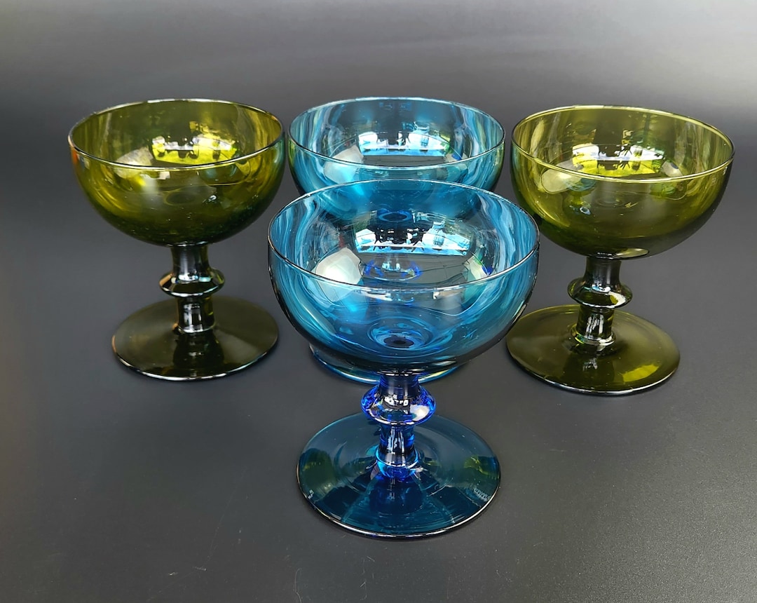 Vintage- Set of 4 - Champagne/tall Sherbet -hoffman House IMPERIAL ...