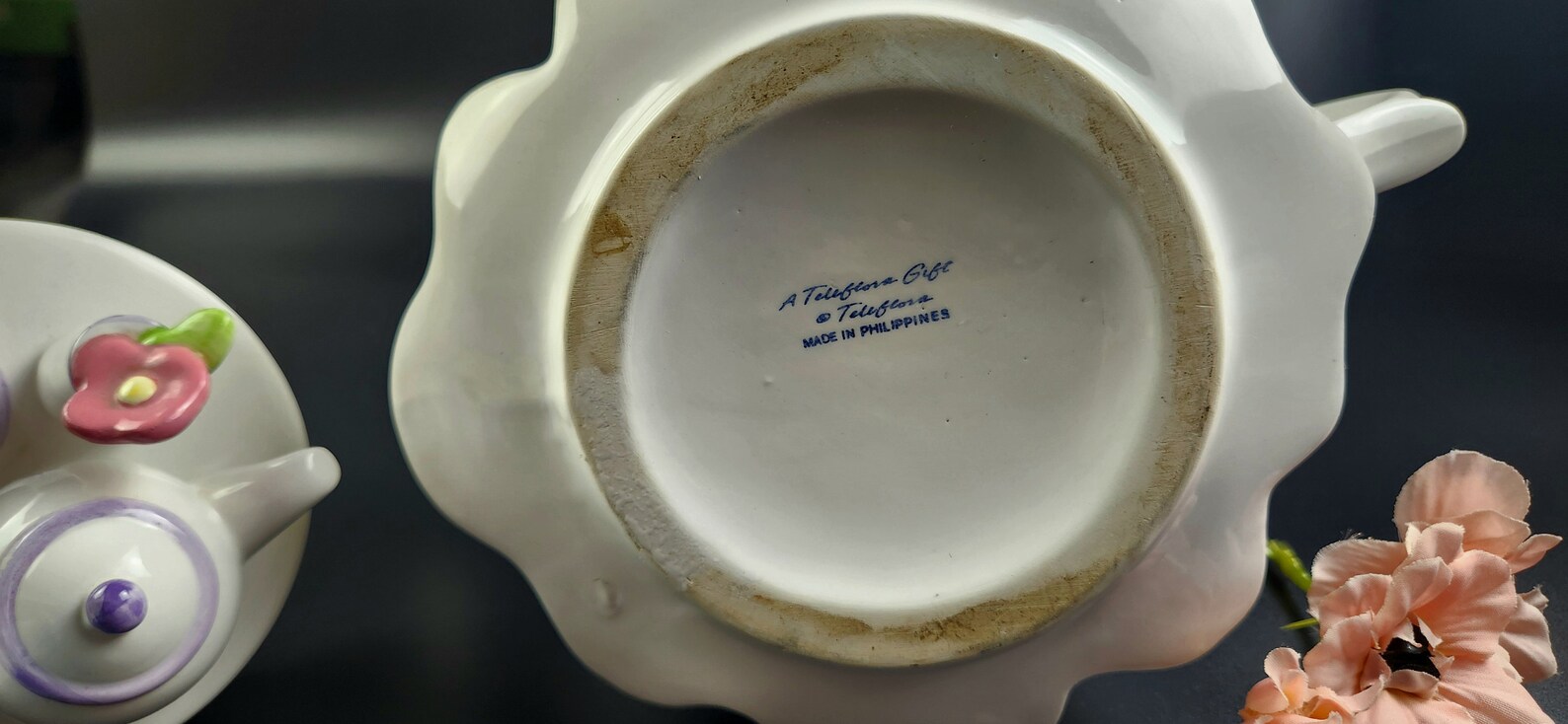 Vintage - Teleflora Tea Pot - Made in Phillippines - 7" Tall - Etsy
