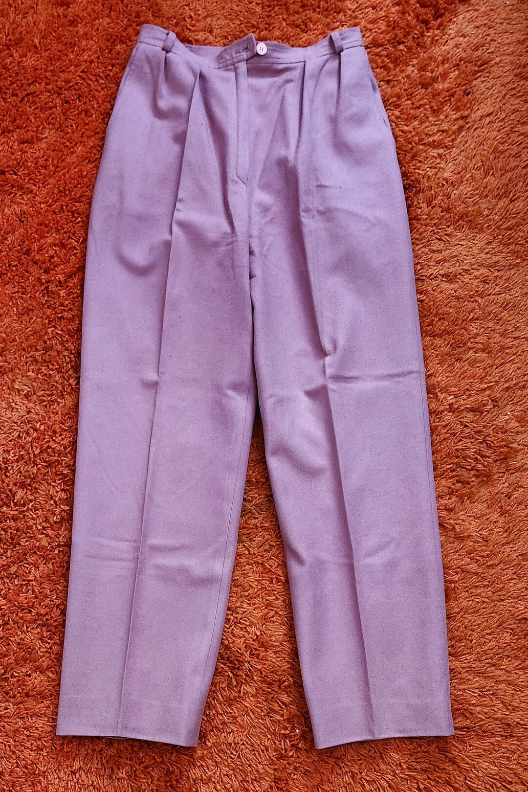 Women's Pendleton Dirty Pink Color 100% Virgin Wool Pants - Made in USA ...