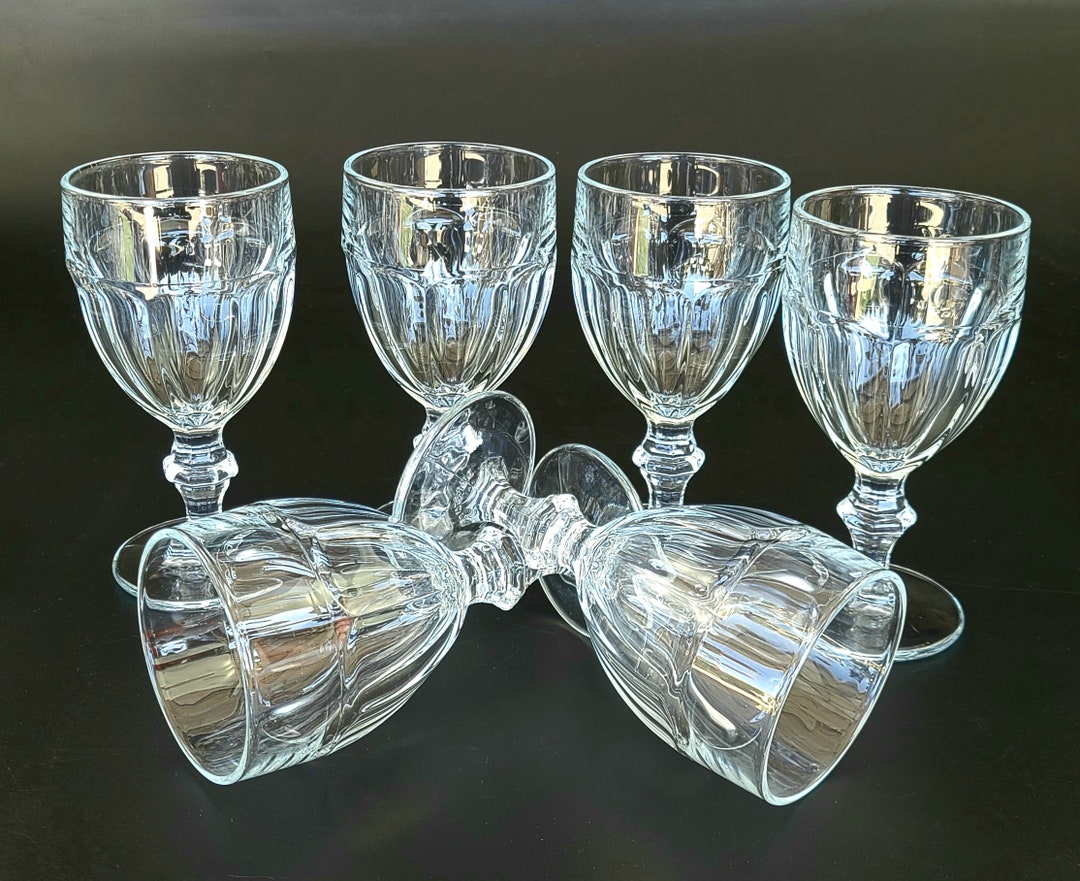 Vintage Gibraltar Clear by LIBBEY GLASS COMPANY Discontinued Set of 6 ...