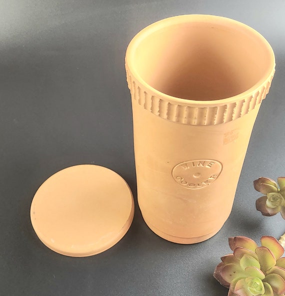 Vintage Terracotta Wine Cooler With Base Made in Italy - Etsy