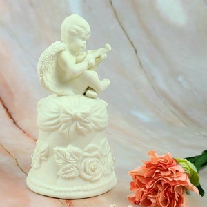 Vintage - Cherub Playing - Beautiful Table Bell - Perfect for Christmas ...