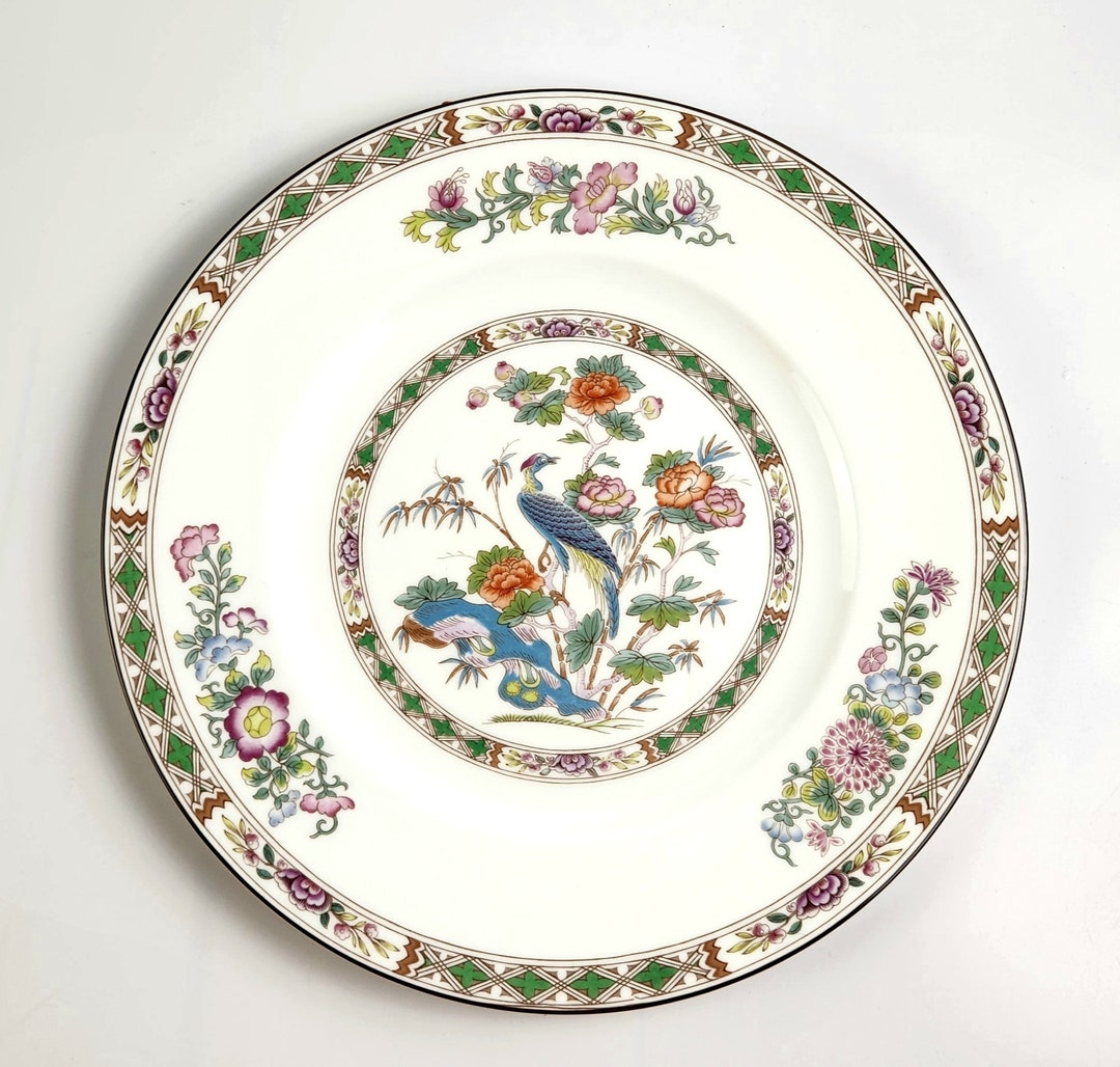 Vintage - 6" Diameter - Bread & Butter Plate Kutani Crane by WEDGWOOD ...