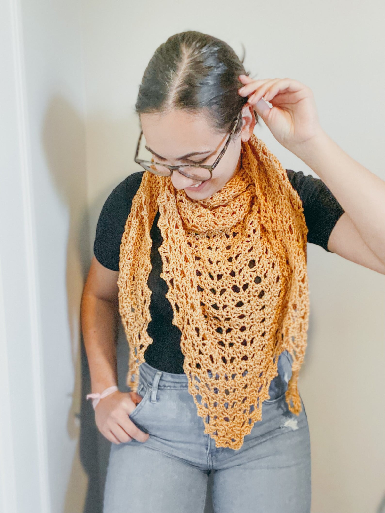 CROCHET PATTERN / Crochet Sarong / Crochet Shawl / Crochet Triangle ...