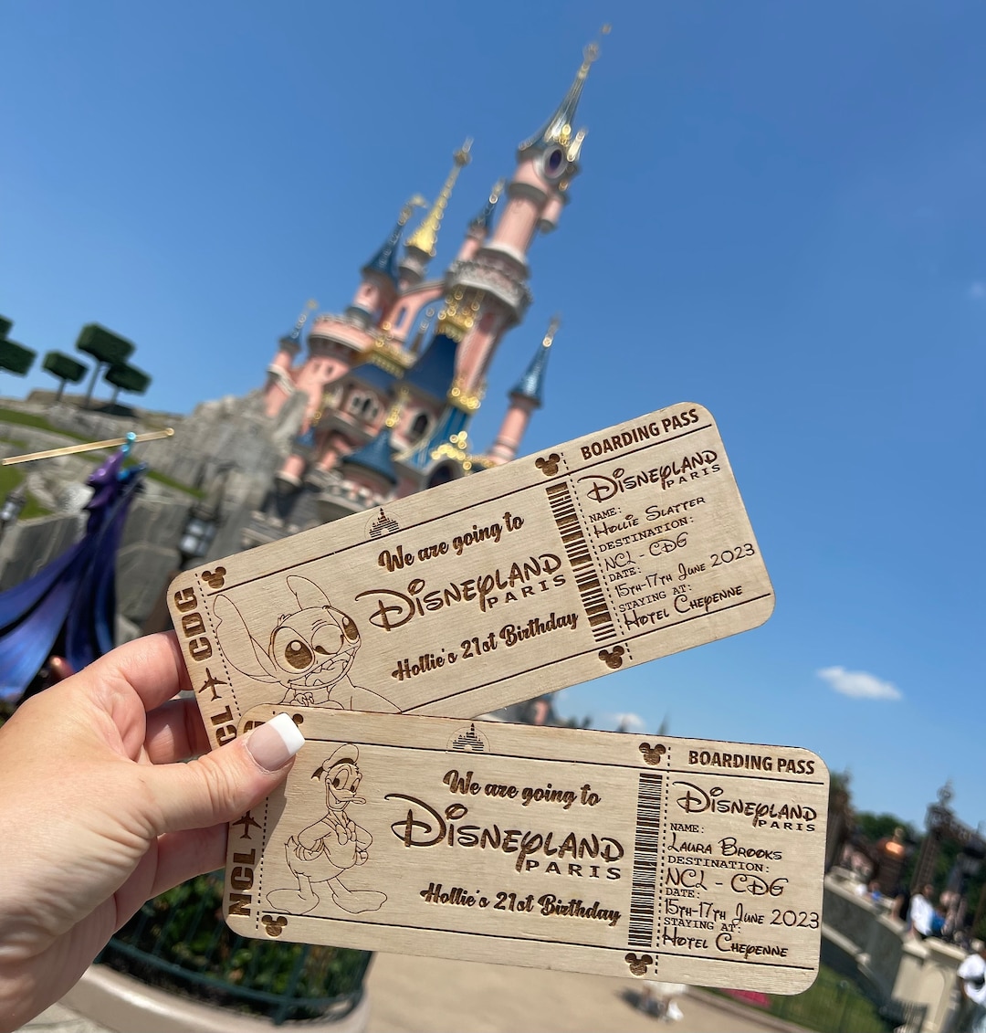 Personalised Disney Boarding Pass Disney Surprise - Etsy