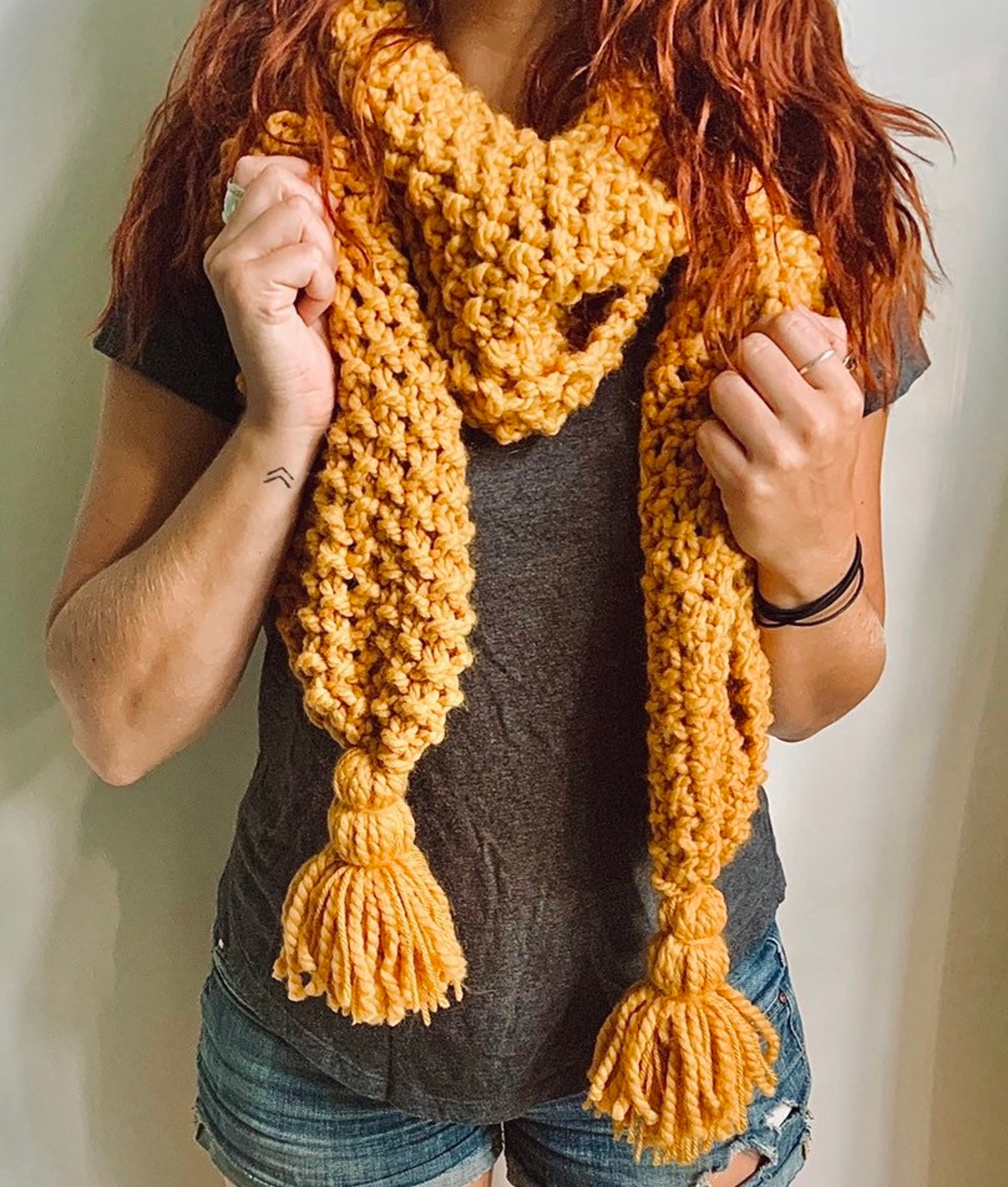 Bufandas tejidas a mano / Prendas de punto modernas / Moda de - Etsy España