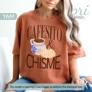 Cafesito Y Chisme Comfort Colors Shirt: Latina Mom Gift - Etsy