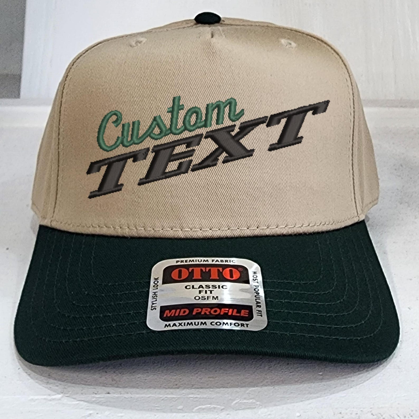 Custom Embroidered OTTO Baseball Cap: Personalized Baseball Hat ...