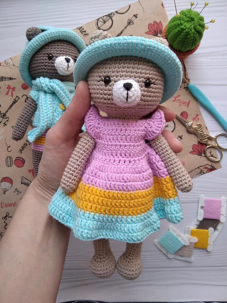 PATTERN PDF Bear Pattern Crochet Bear Pattern Amigurumi - Etsy