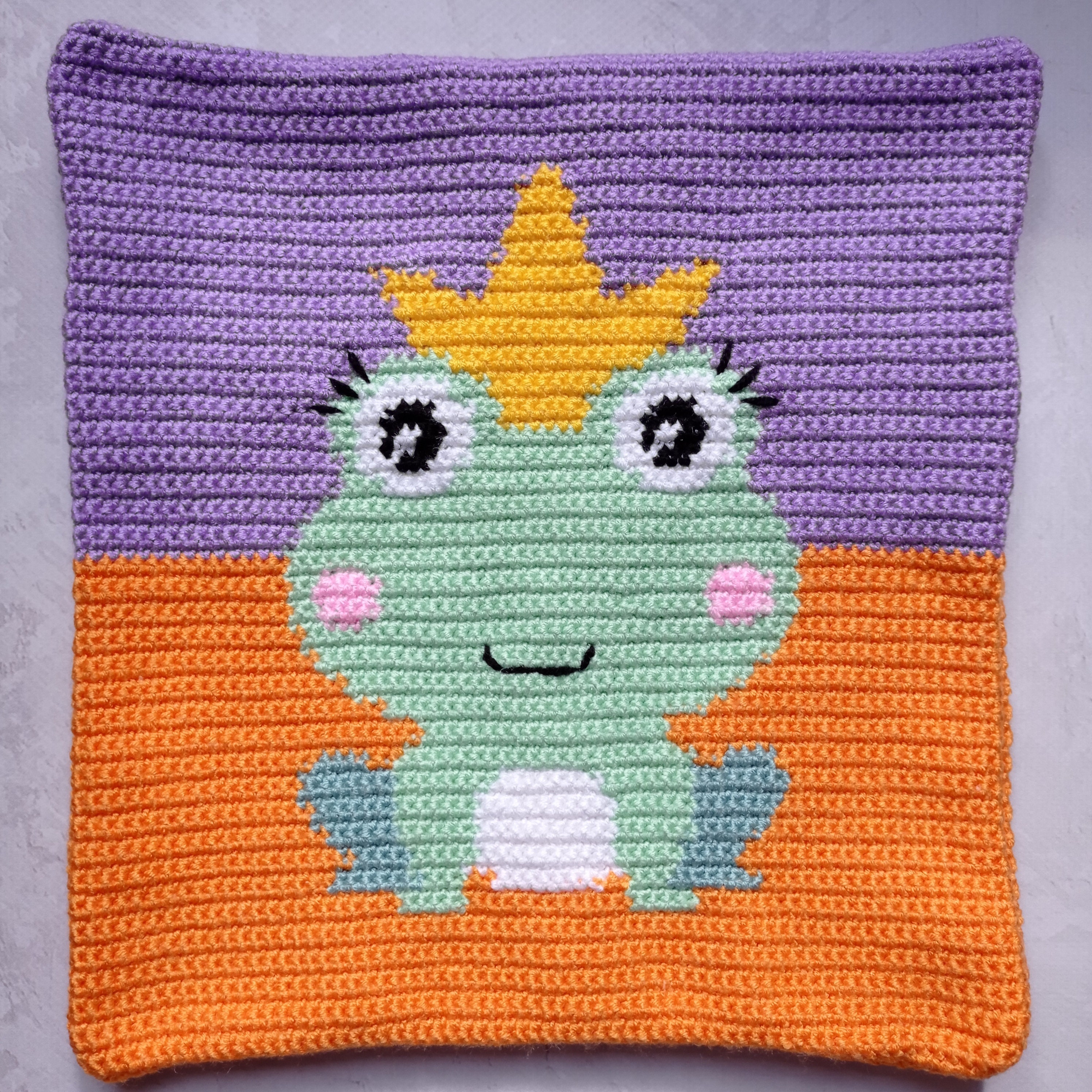 Crochet Frog Pattern Crochet Pattern Crochet Pillow Frog - Etsy