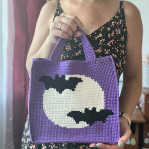 Crochet Bat Mini Bag Pattern, Crochet Bag Pattern, Crochet Bat Pattern ...