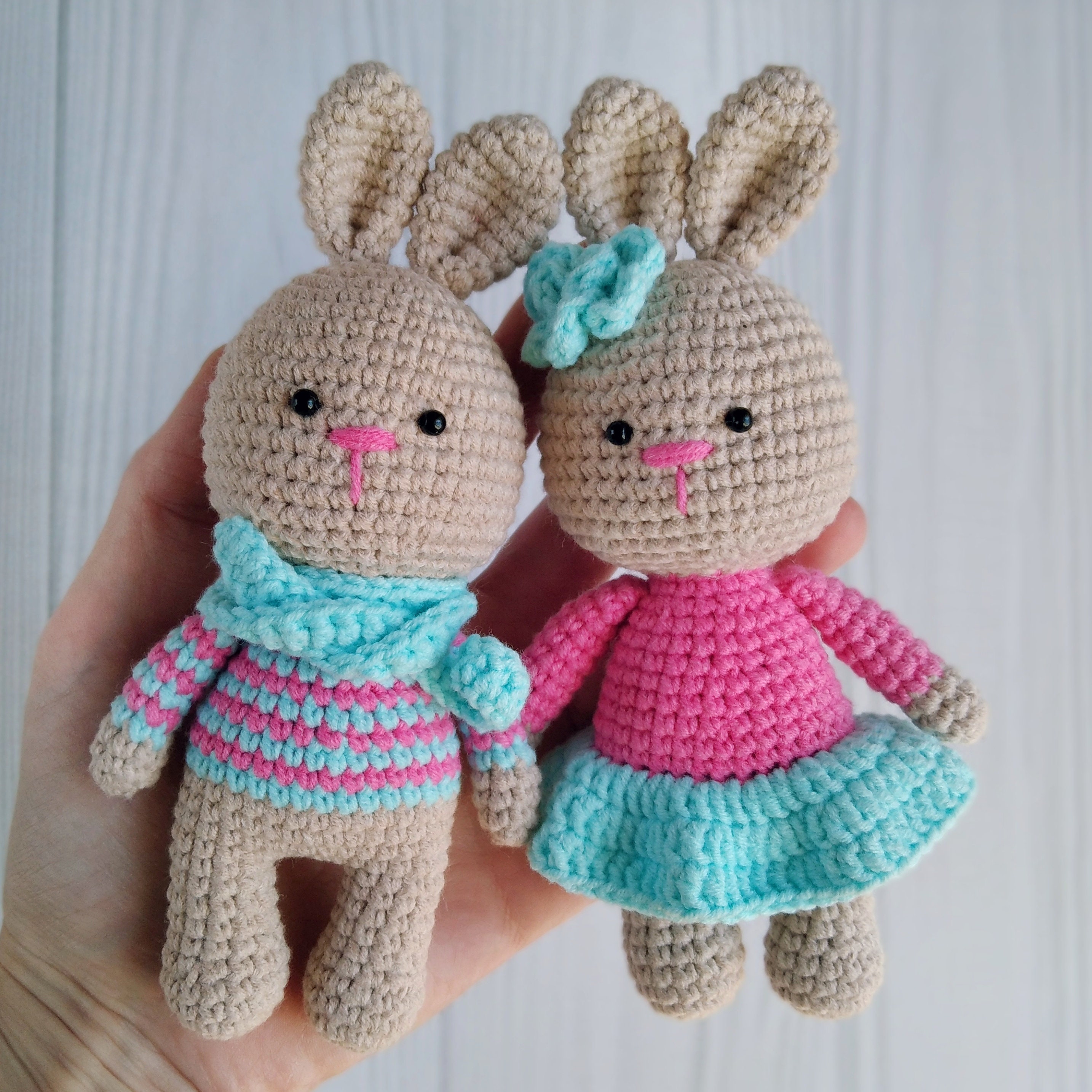 Bunny Crochet Pattern Crochet Doll Diy Crochet Animal | Etsy