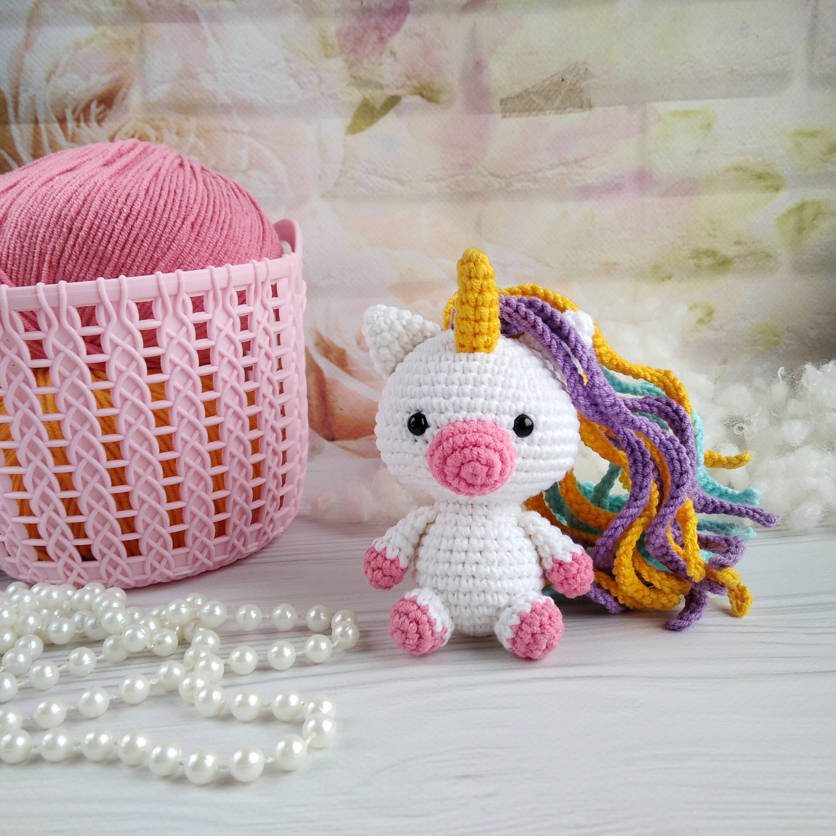 Cute Unicorn Crochet Pattern, Amigurumi Pattern, Little Unicorn Pattern ...